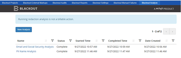 What's new in Blackout 4.4 · Milyli Support